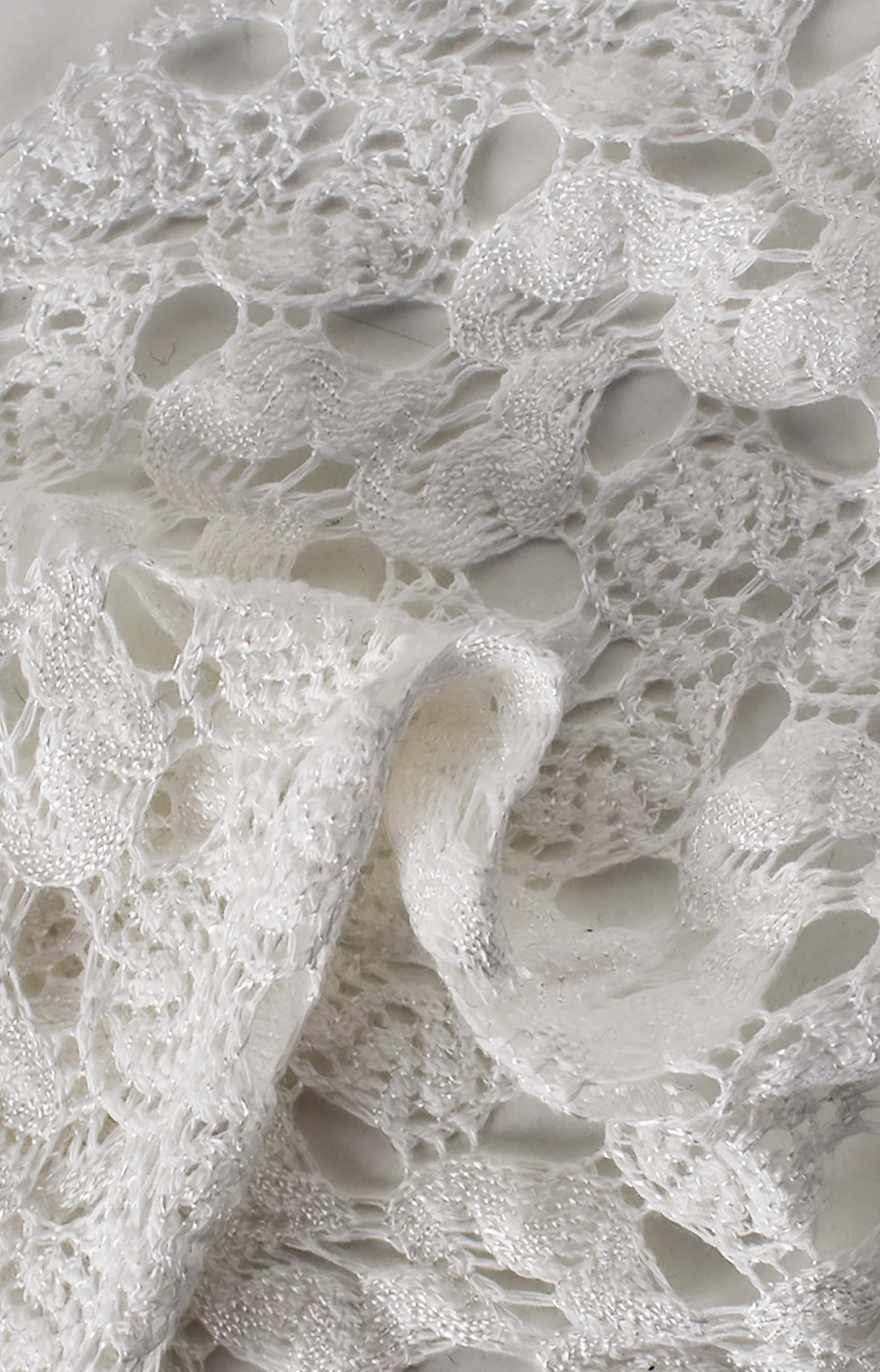 Buy Circular Patterned Cotton Blend Lace Fabric | Apparel Fabrics